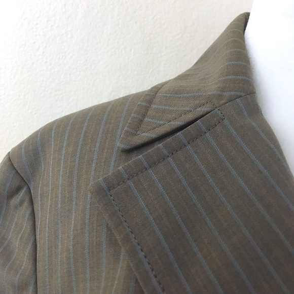 Allen by ABS | Jackets & Coats | Allen By Abs Womens Olive Stripe Print ...